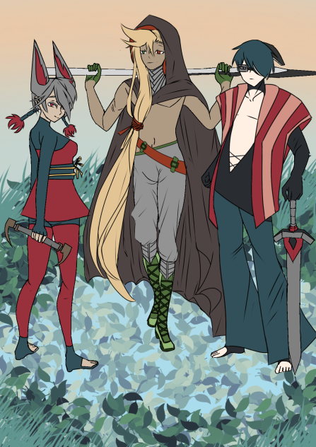 3 new original characters!! - ibisPaint