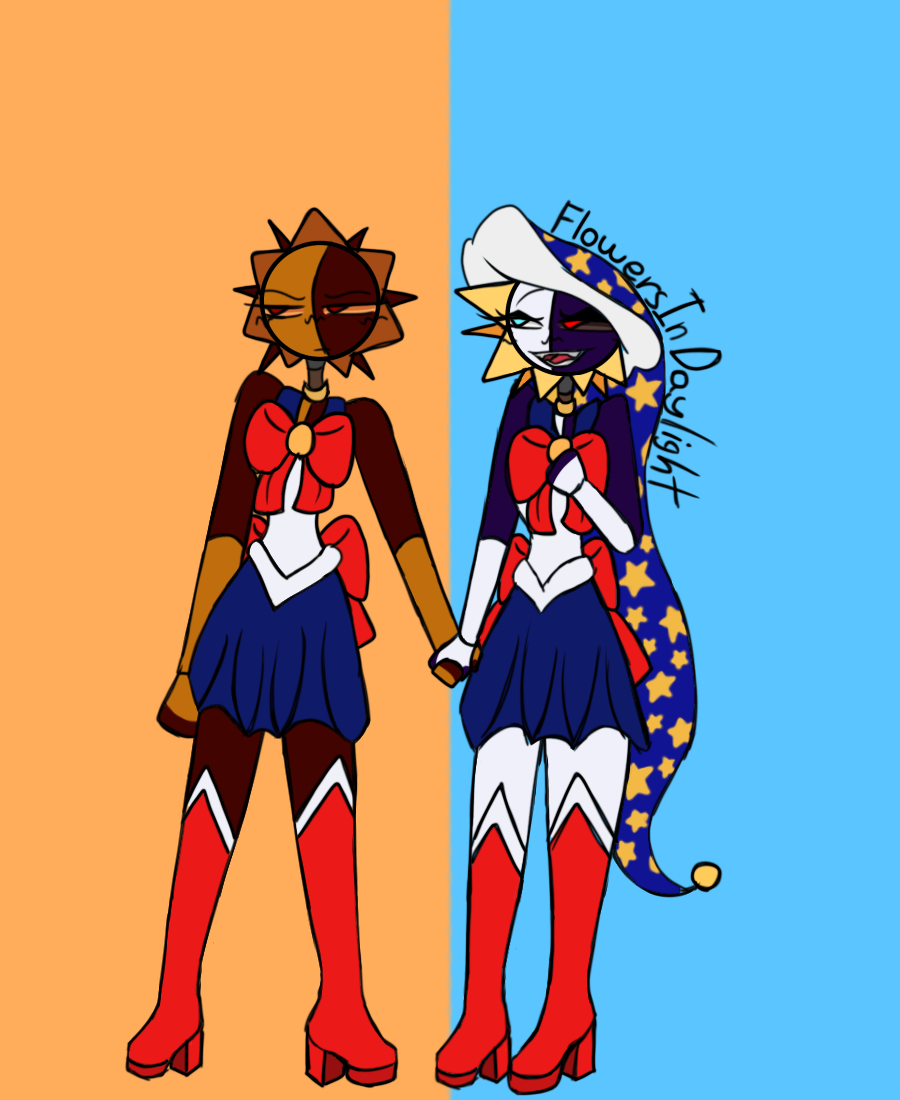 Sailor Solar and Ruin - ibisPaint
