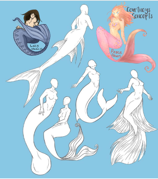 Open Mermaid Collab - ibisPaint