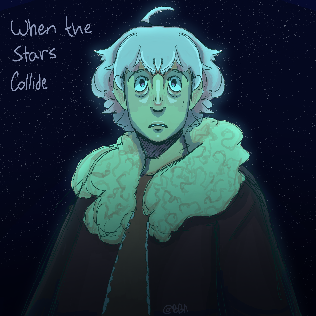 When the stars collide—redraw - ibisPaint