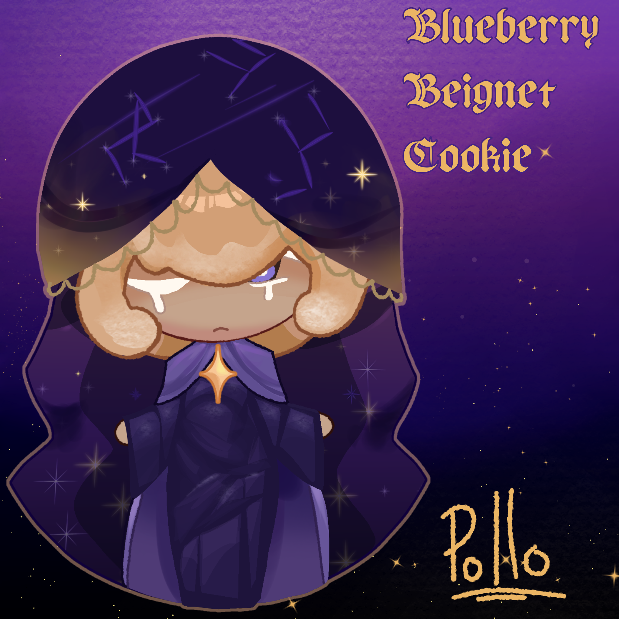 hoshinokodomotachi-blueberry Beignet - ibisPaint