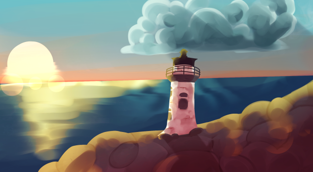 lighthouse - ibisPaint