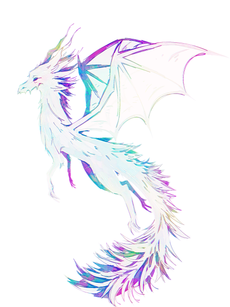 White Dragon 🐉 - ibisPaint