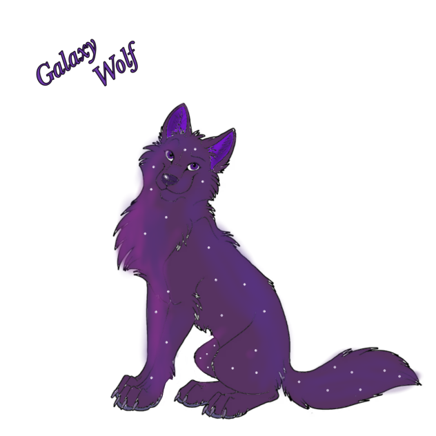 Galaxy wolf - ibisPaint