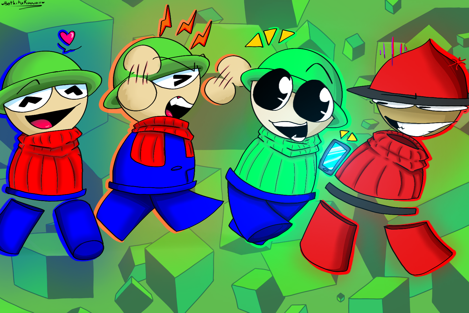 3D Team OwO - ibisPaint