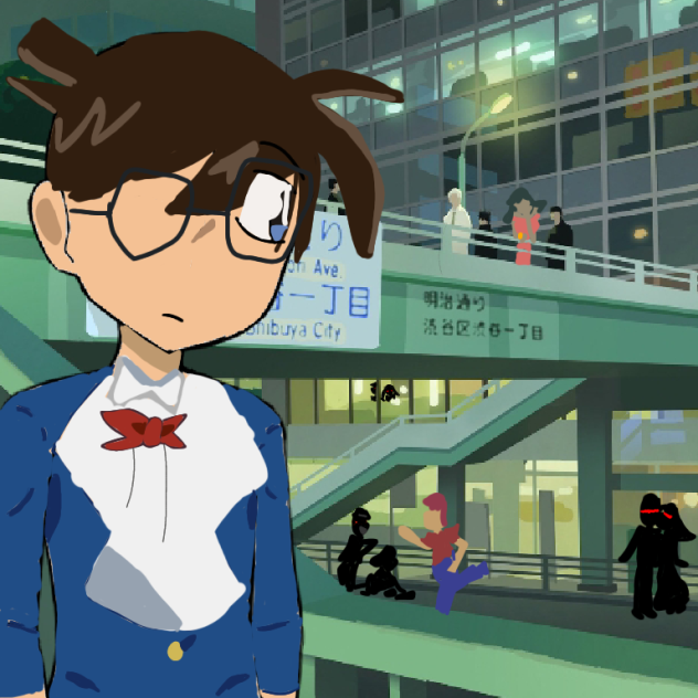 conan in shibuya - ibisPaint