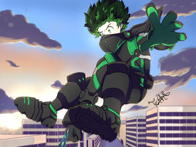 Deku new suit - ibisPaint