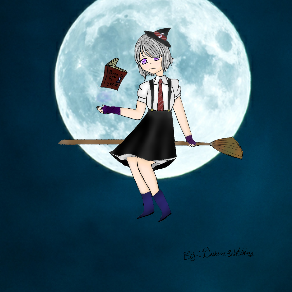 kristal reading a book - ibisPaint