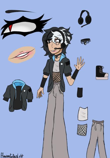 Streamer & Human AU(Moon) - ibisPaint