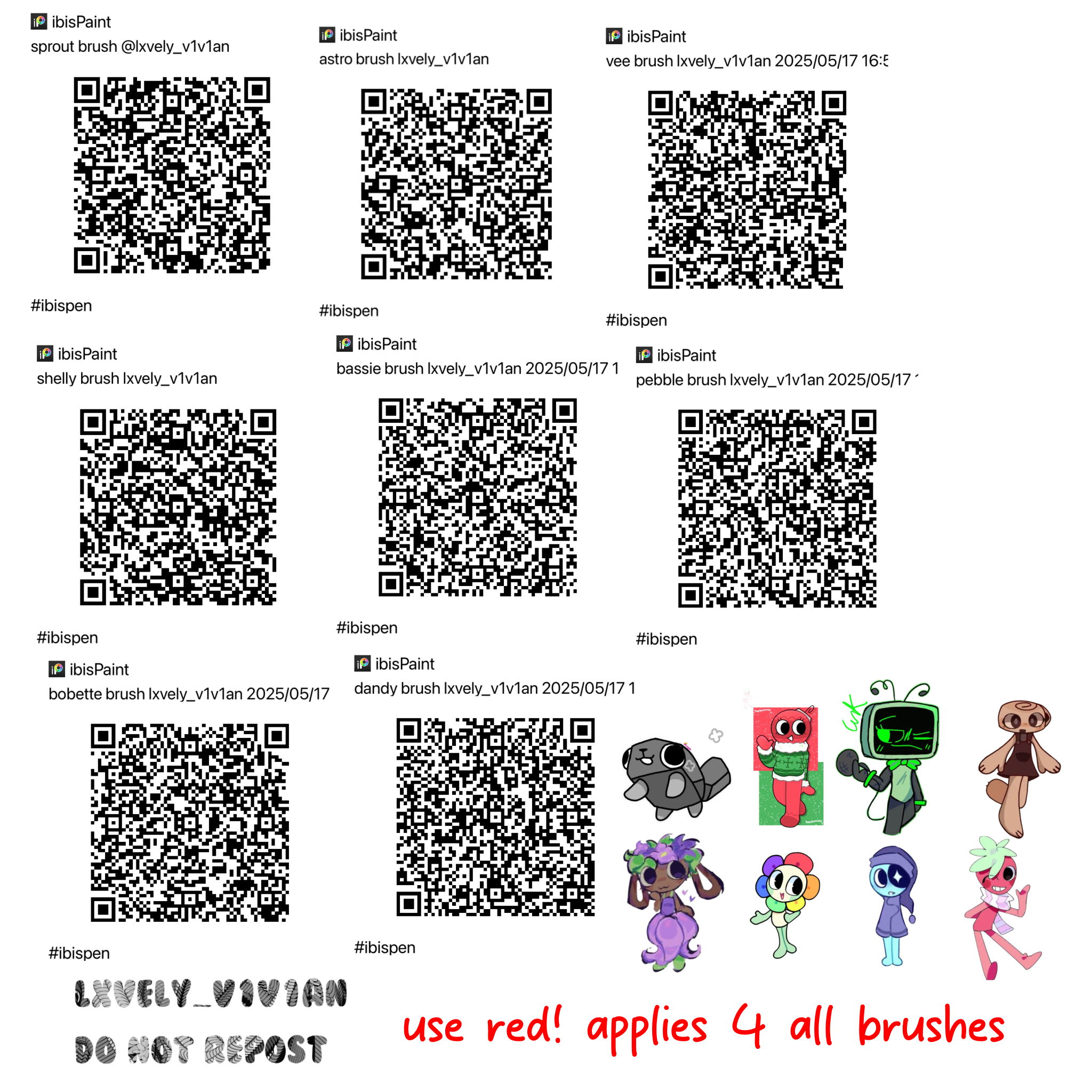 main toons brush pack!! - ibisPaint