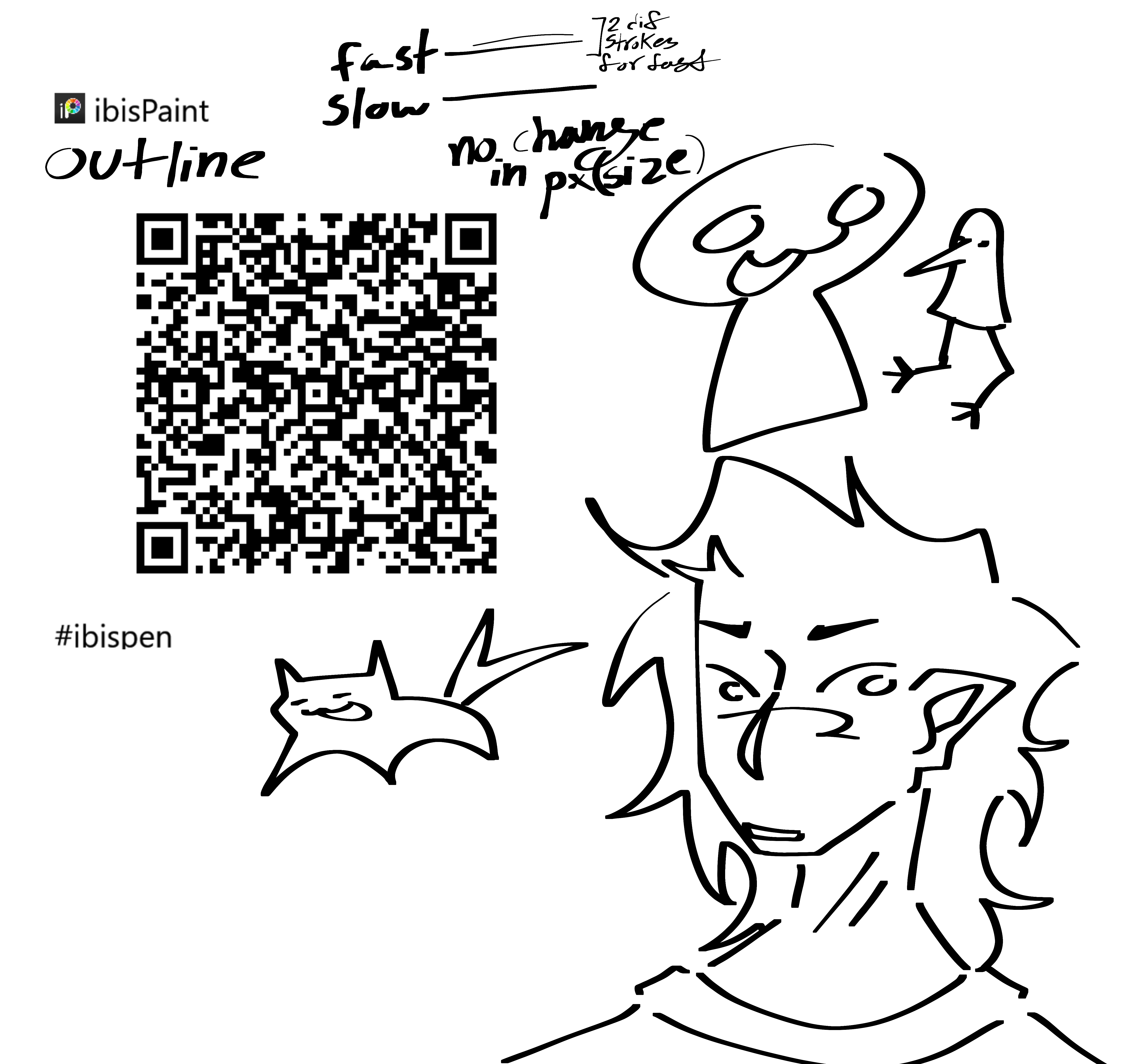 Outline brush - ibisPaint