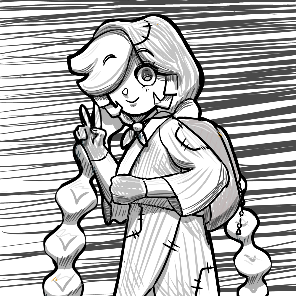 Inktober day 1 (kinda) - Backpack - ibisPaint