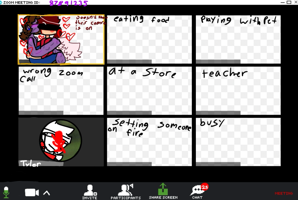 Zoom call🤠 - ibisPaint