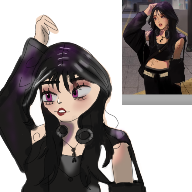 White girl - ibisPaint