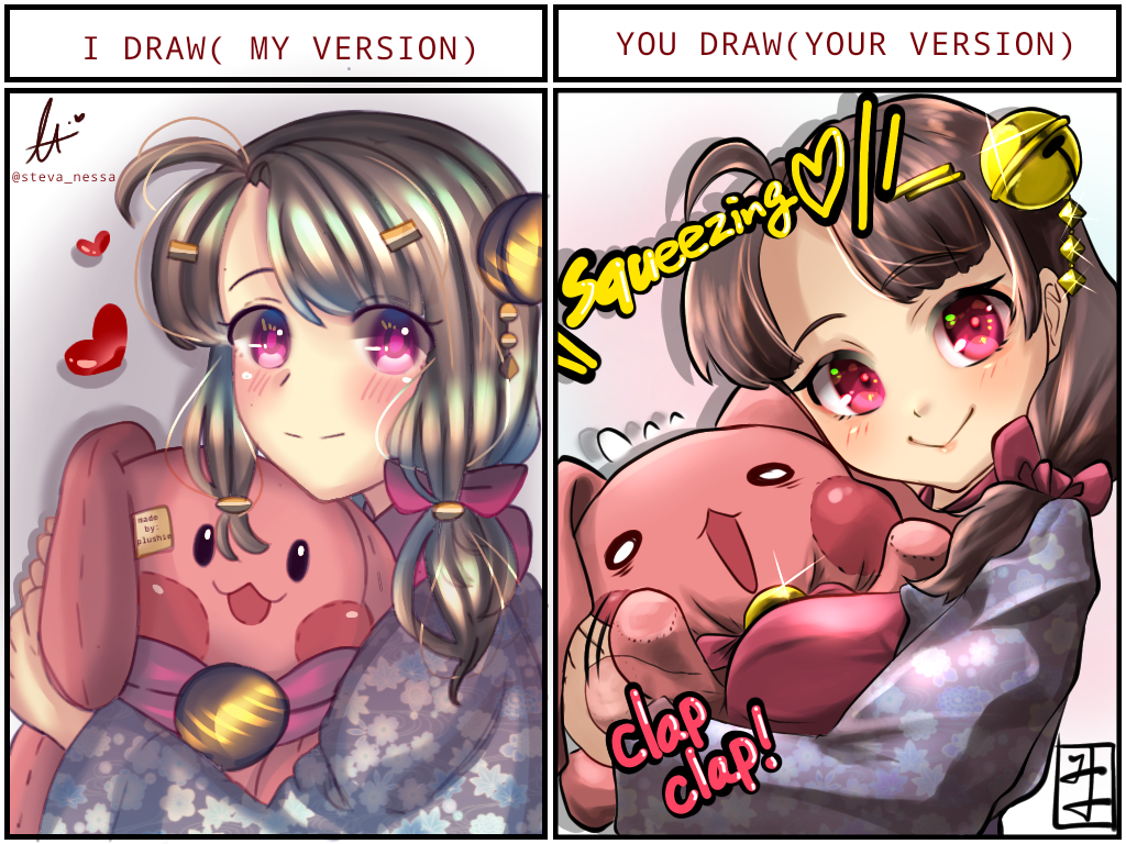 I draw you draw with Steva Nessa - ibisPaint