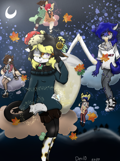 🌌Floating through the Sky - Speedpaint 🌌 - ibisPaint