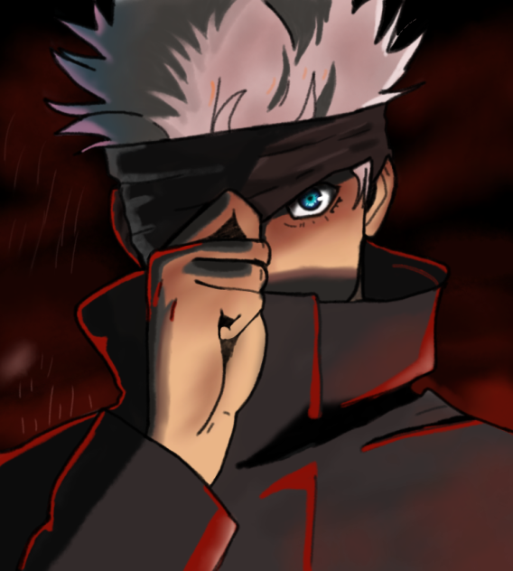 Gojo Satori 🖤🖤 - ibisPaint