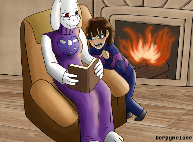 Toriel and Frisk ( Undertale ) - ibisPaint
