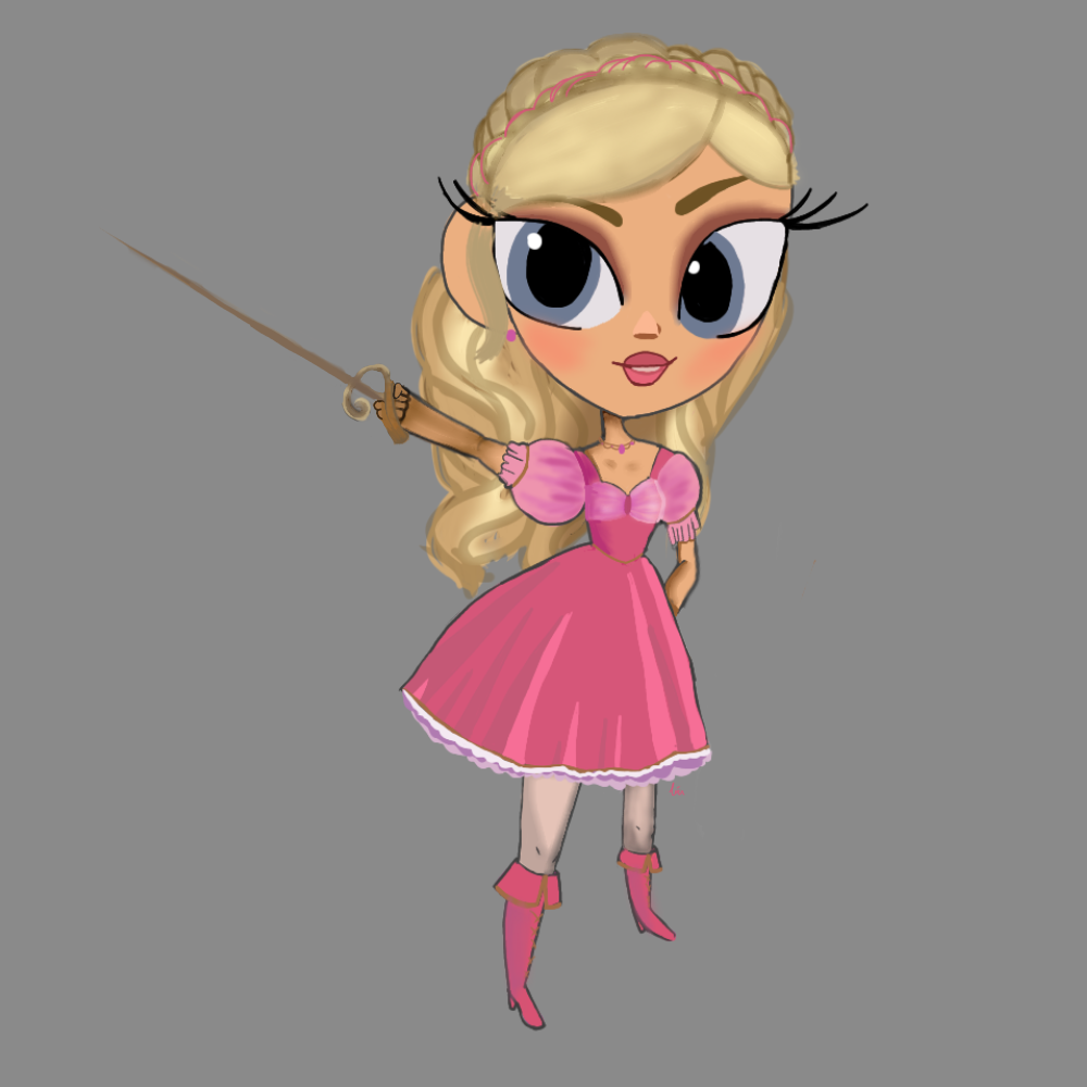 Barbie Chibi Corinne - ibisPaint
