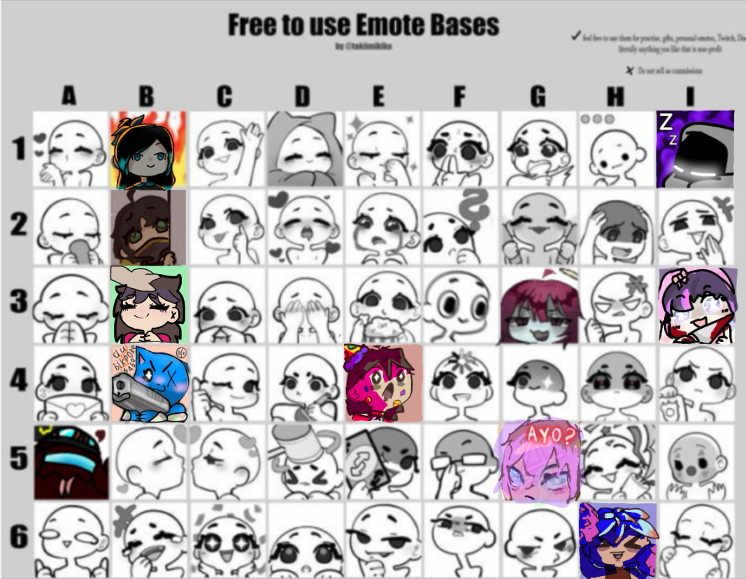 Emote Collab - ibisPaint
