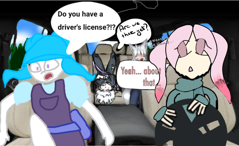 In a car collab - ibisPaint
