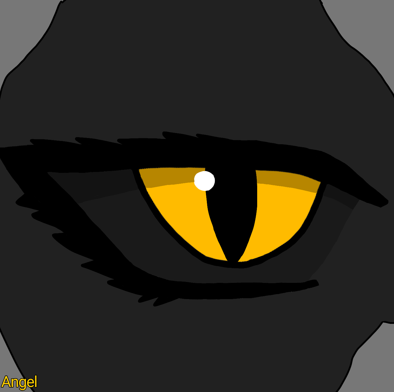 Angels infected eye - ibisPaint
