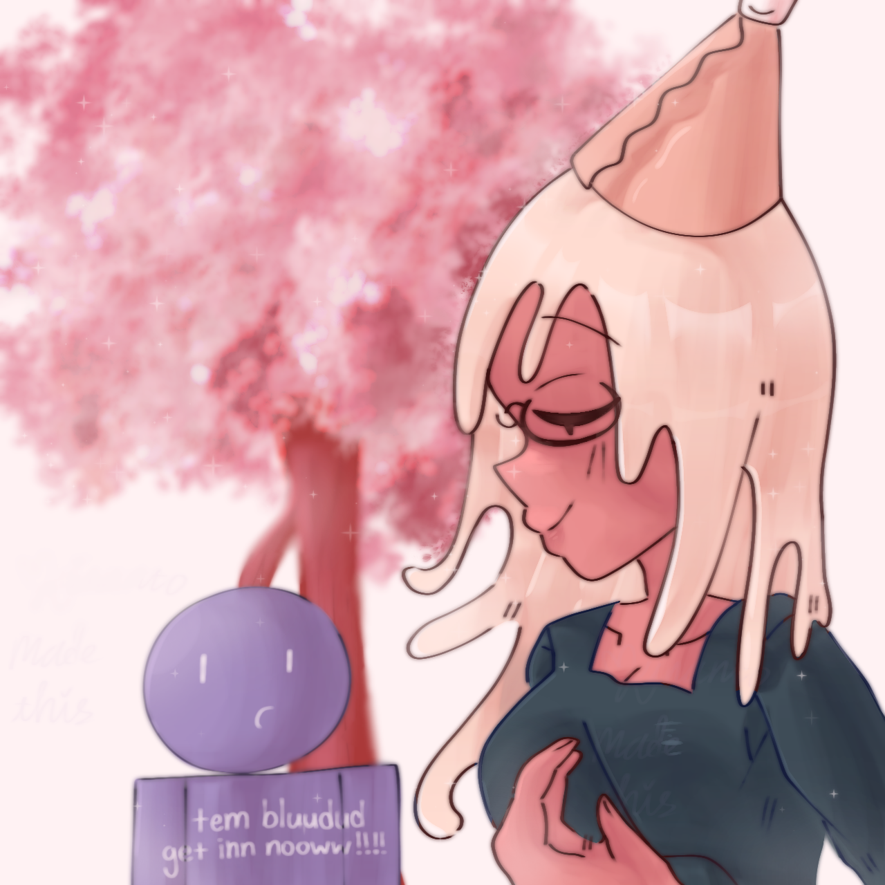 118o8 and the Cherry Blossom Tree - ibisPaint