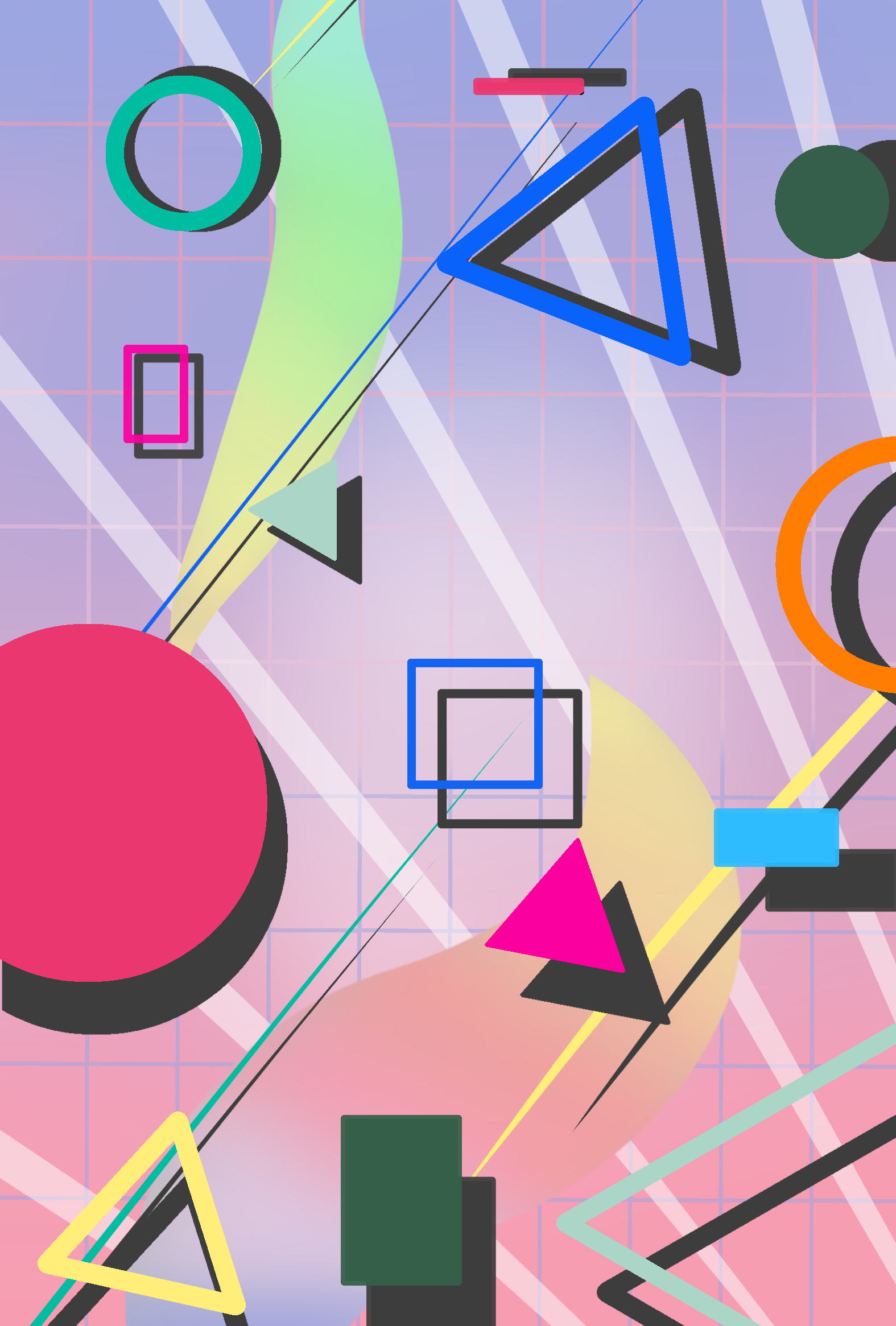 Retro pop pattern - ibisPaint