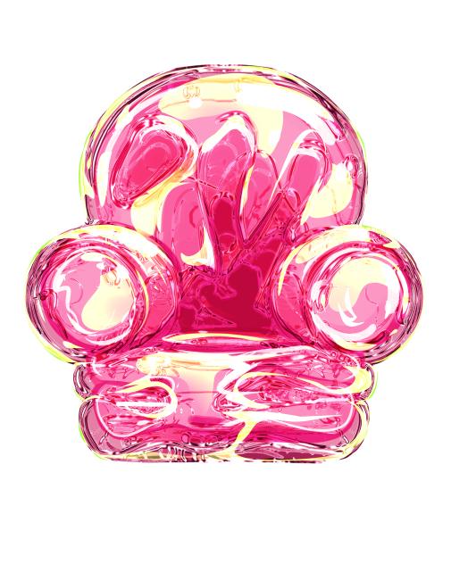 Pink Jelly Chair - ibisPaint