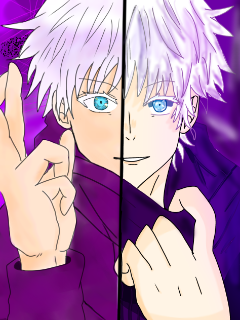 - Idk random Gojo Collab - - ibisPaint