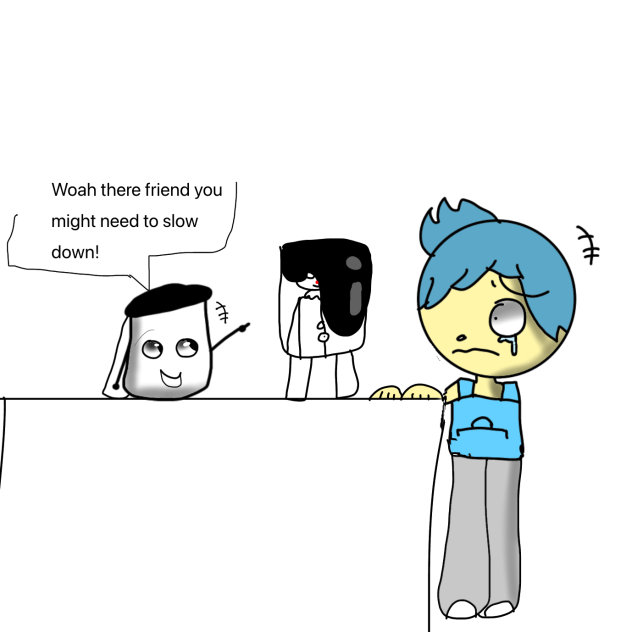 random scene from dhmis - ibisPaint