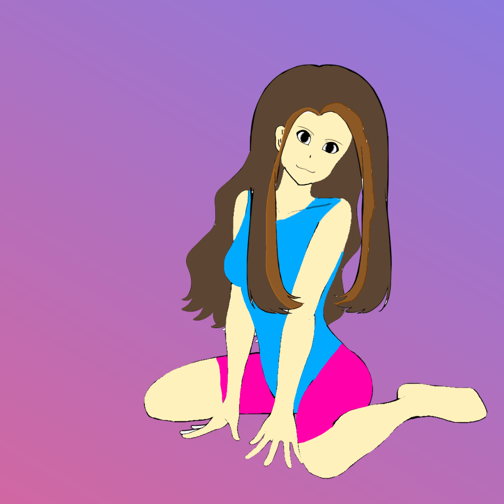 Woman in fit - ibisPaint