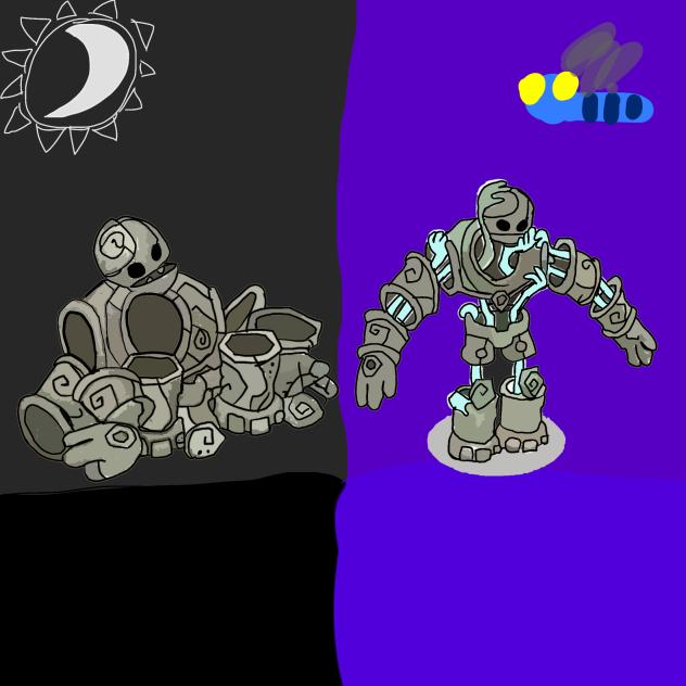 Dead moncules and alive moncules - ibisPaint