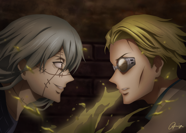 Nanami vs Mahito - ibisPaint