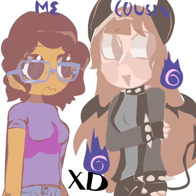 Me and. Cousin lol - ibisPaint