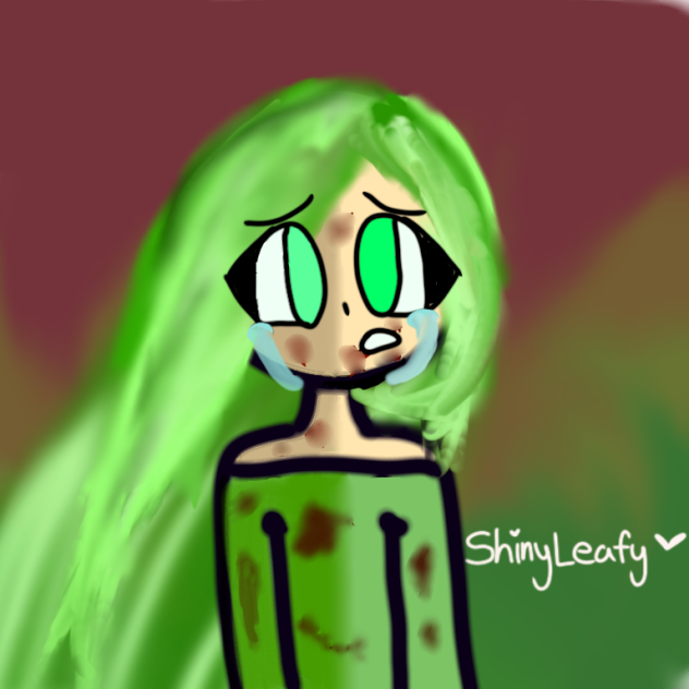 Leafy and the world ending - ibisPaint