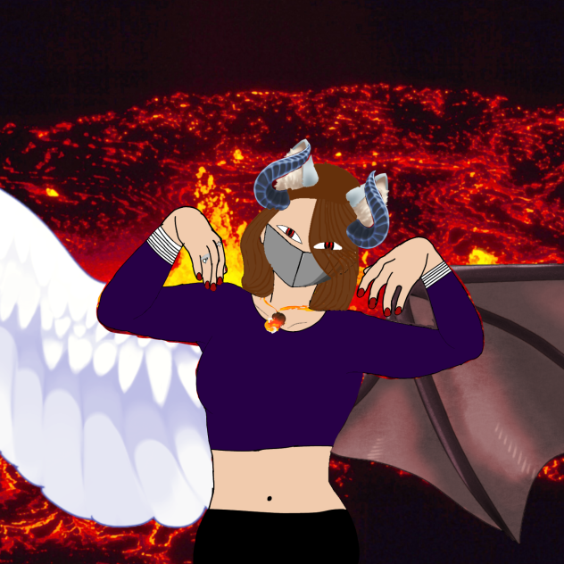 Demonic angle woman - ibisPaint