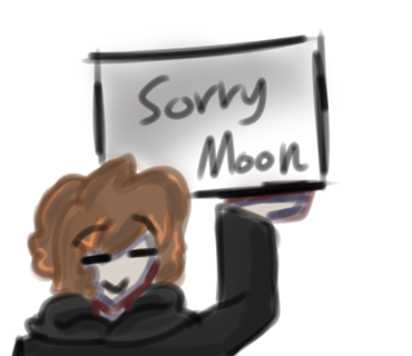 Sorry Moon - ibisPaint