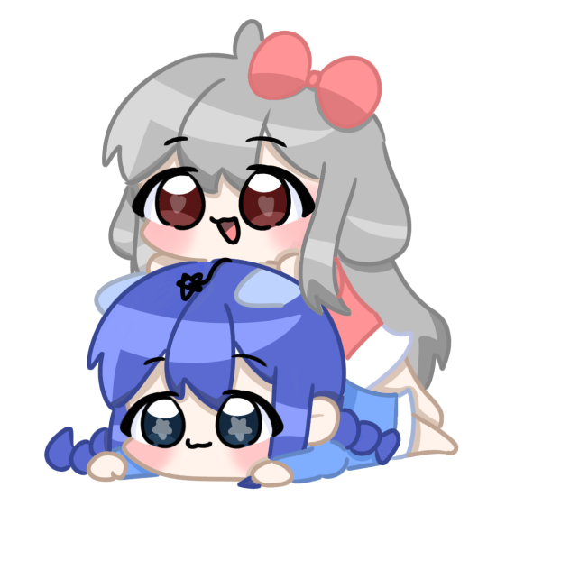 베리위에 아지 ( Yang aZi on Blueberry ) - ibisPaint