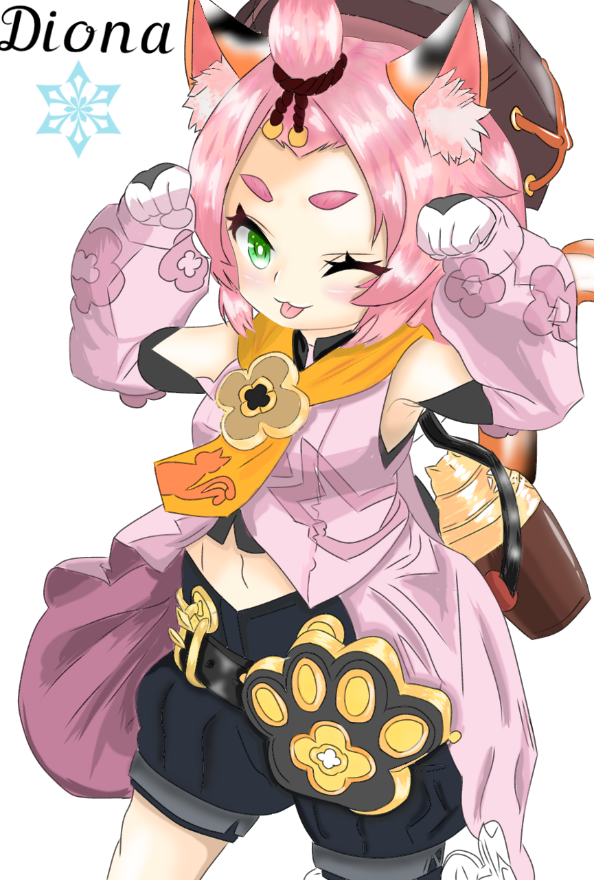 Diona (genshin) - ibisPaint