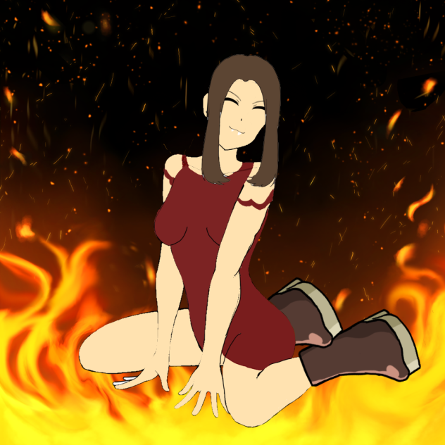 Where the devil girl lies - ibisPaint