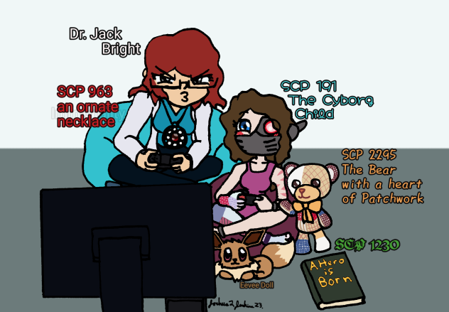 Dr. Brights Plays Games with SCP 191 - ibisPaint