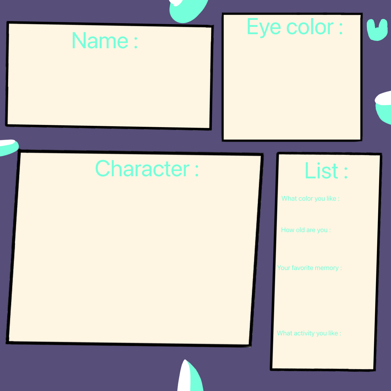 Character list - ibisPaint