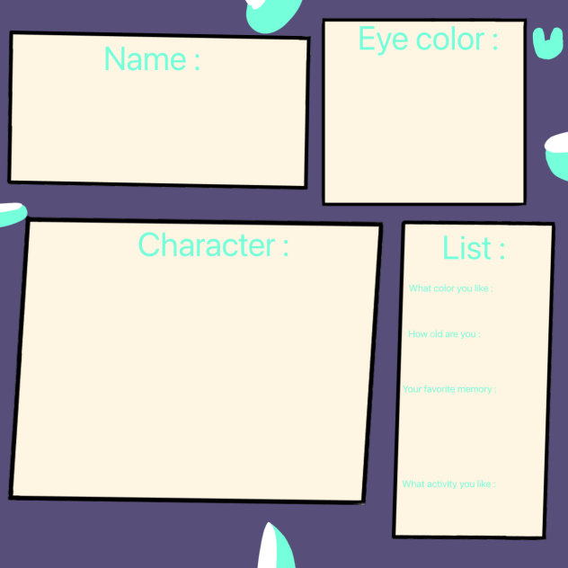 Character list - ibisPaint