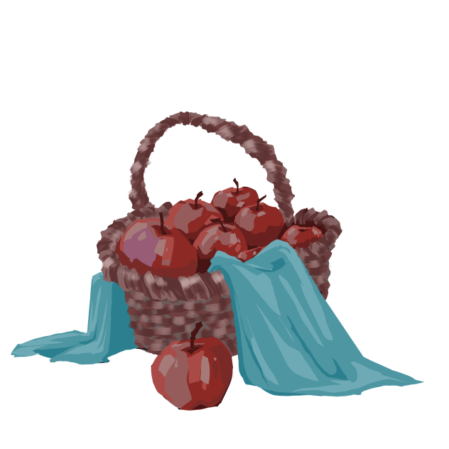 apple basket - ibisPaint