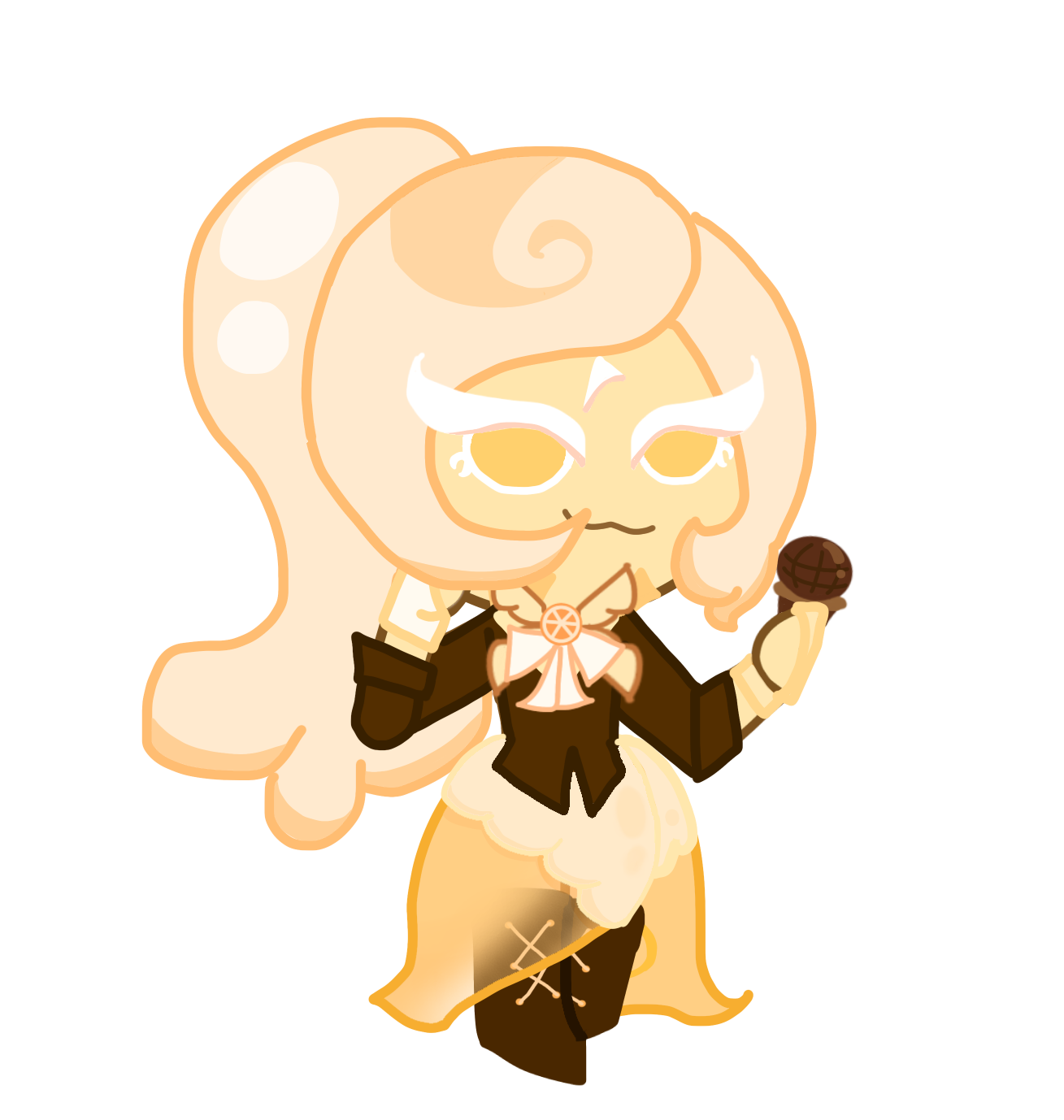 Orange Creamsicle cookie - ibisPaint