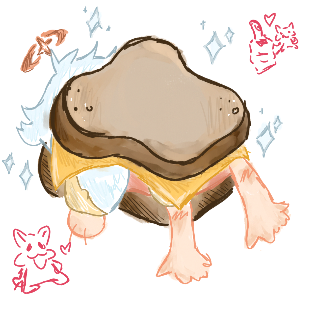 peemon sandwich - ibisPaint