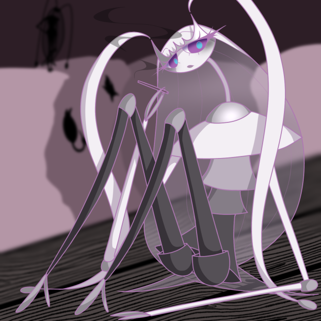 just chilling with Pheromosa - ibisPaint