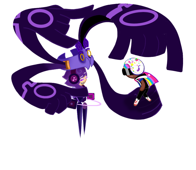 DJ Cyber Cookie with DJ Cookie - ibisPaint