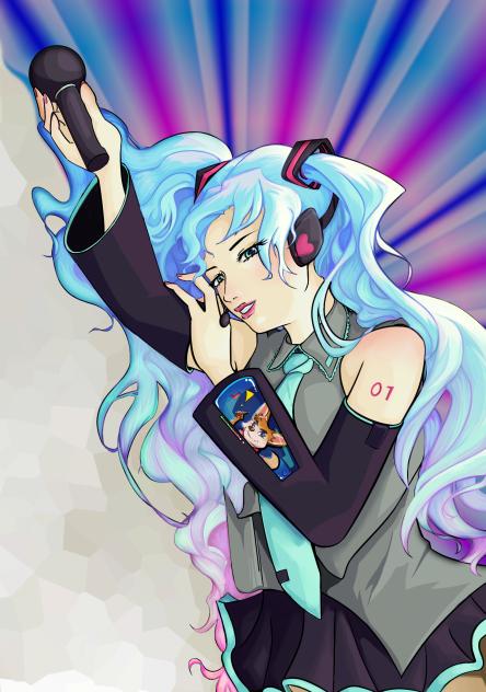 Miku entry for contest - ibisPaint